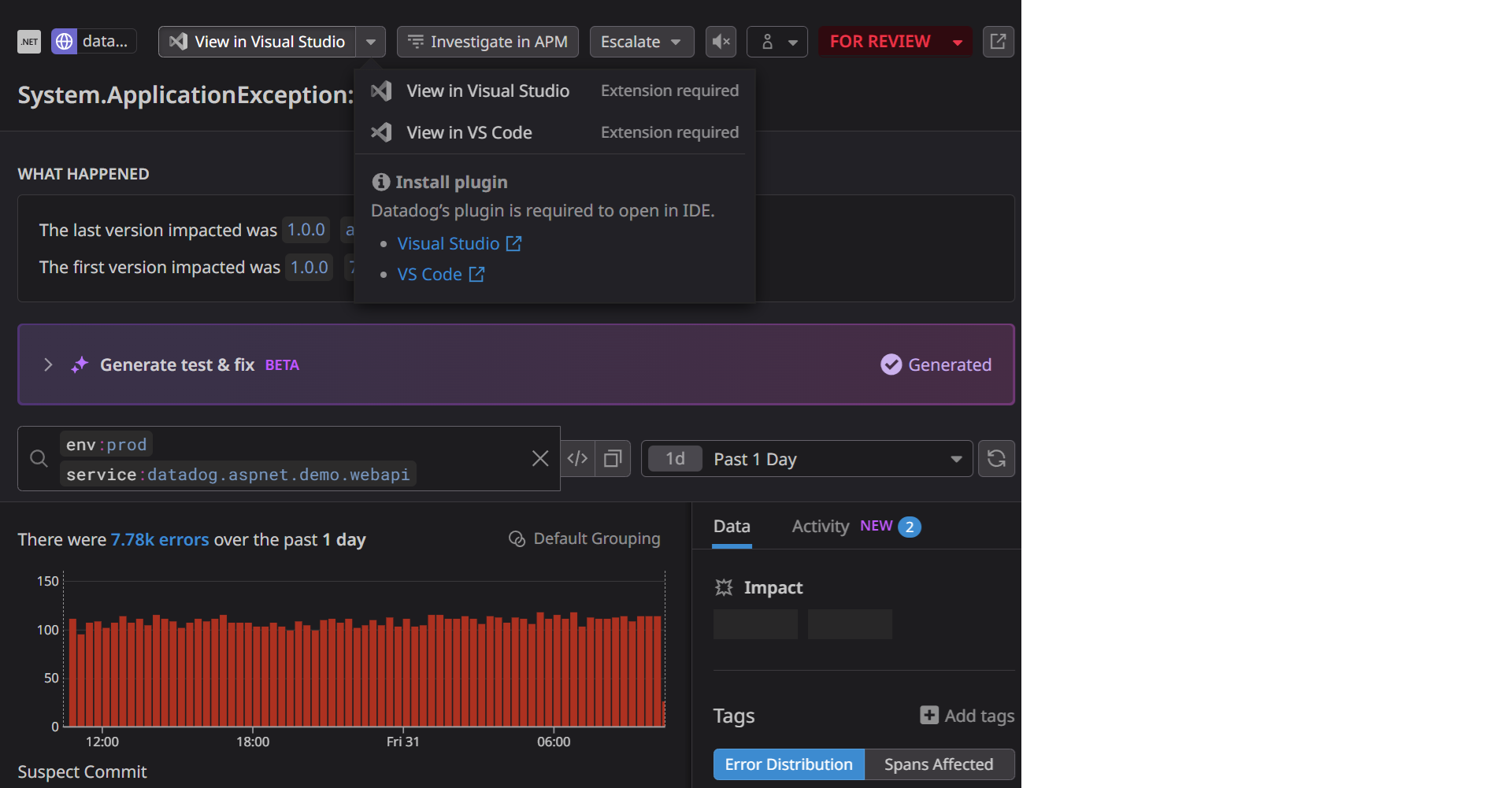 Datadog - Visual Studio Marketplace